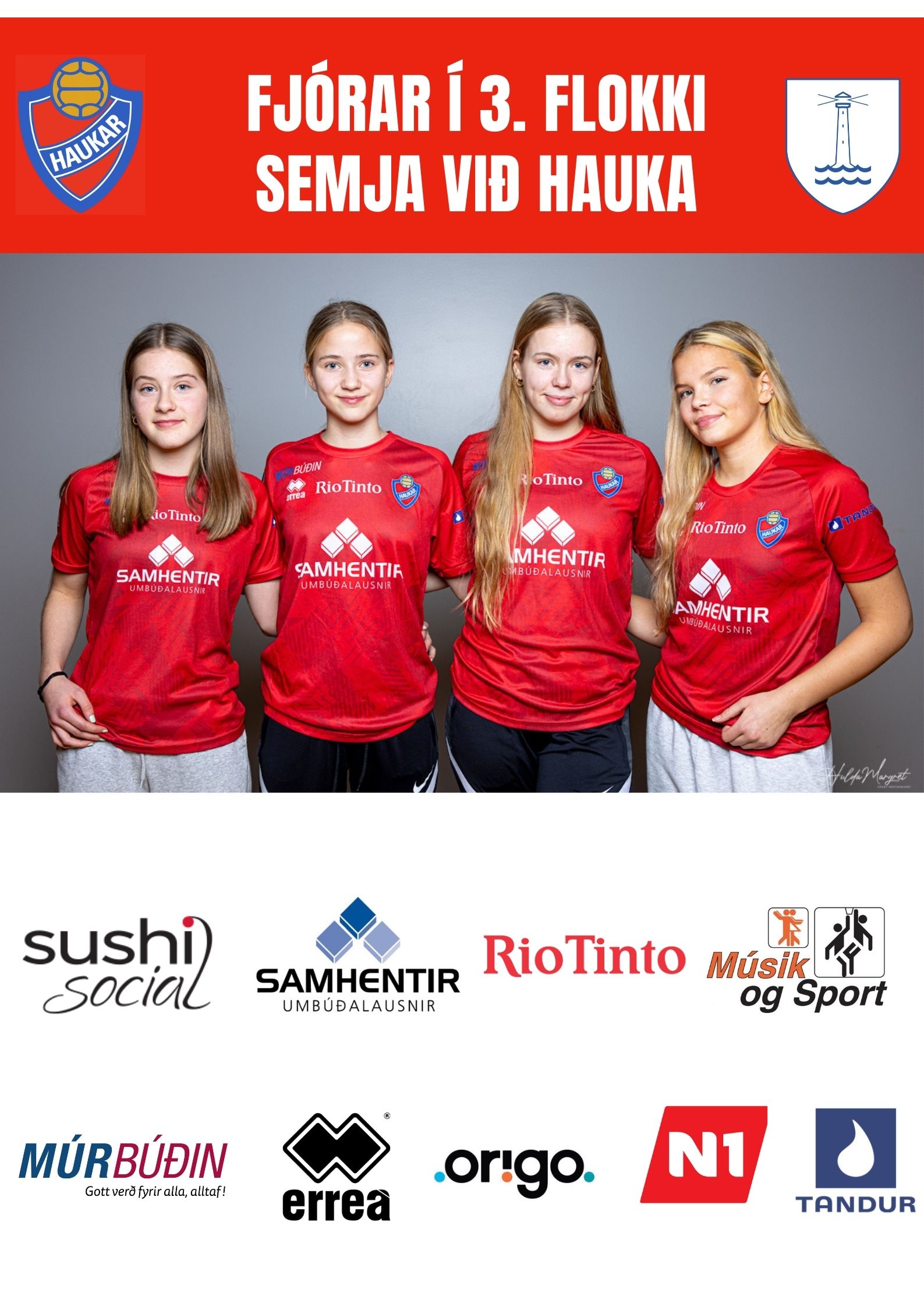 Anna Rut, Guðrún Inga, Ragnheiður og Rut semja við knattspyrnudeild ...